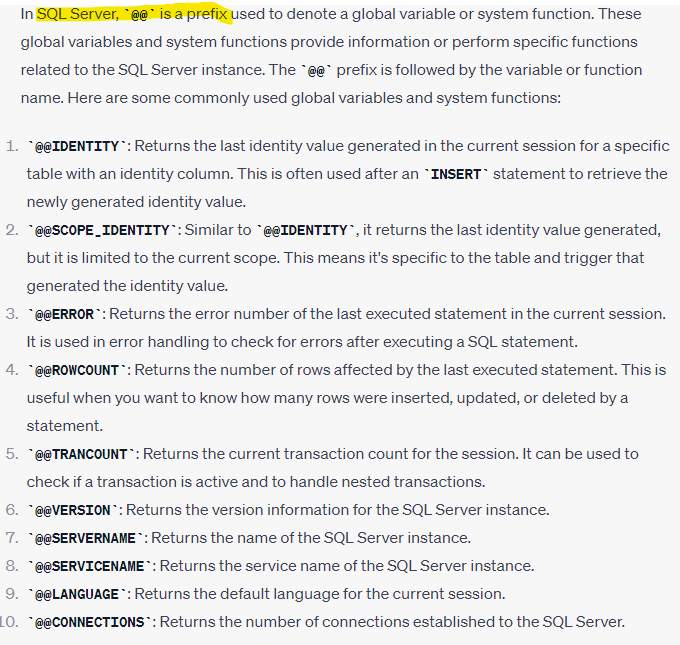 Tech Notes - Database